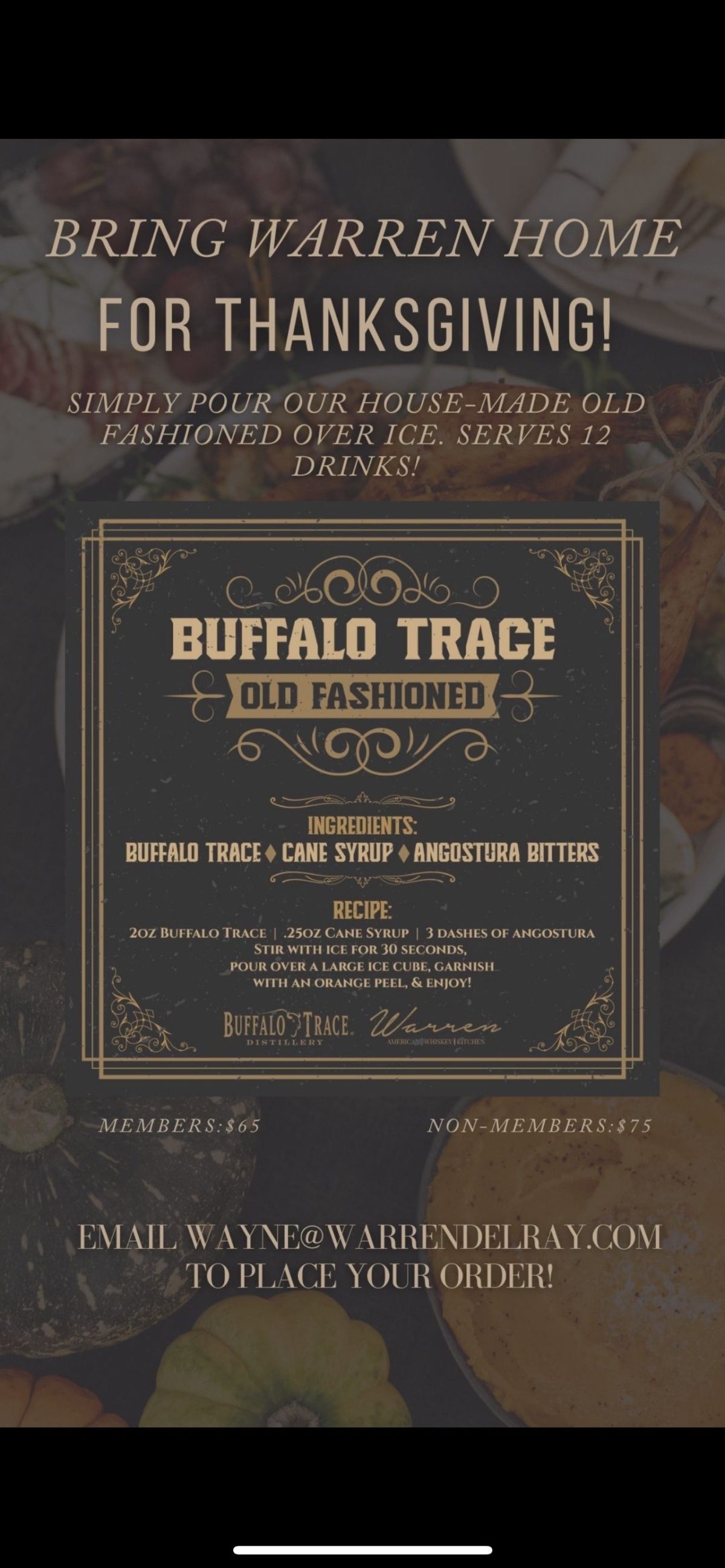 Take A Little Warren Spirits Home for the Holidays! - Warren Delray