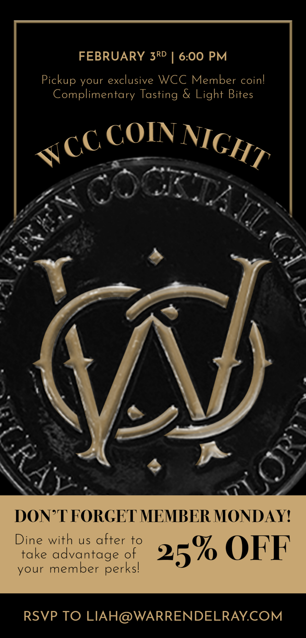 WCC Coin Night - Warren Delray